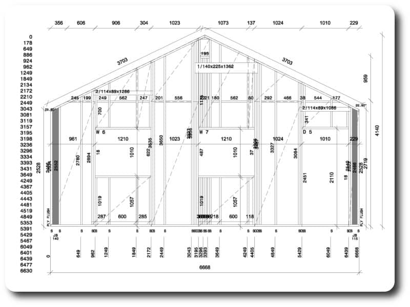 Closed Panel Timber Frame Panels