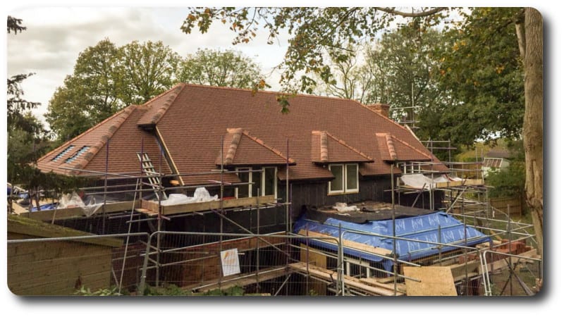 Third Phase of New Build Timber Frame Home in Woodcote