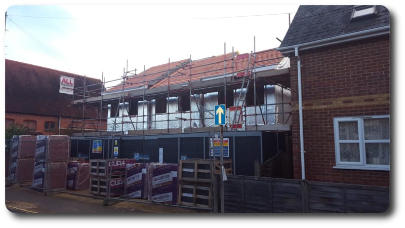Timber Frame Terraced Houses in Reading