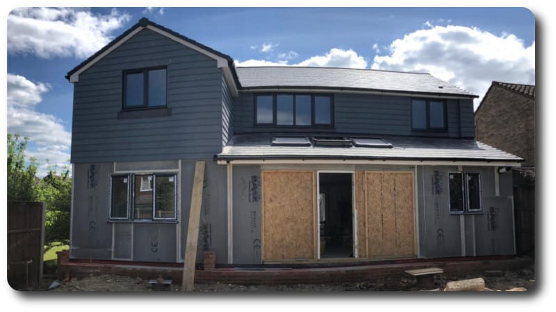 Modernising timber frame extension - Farnham