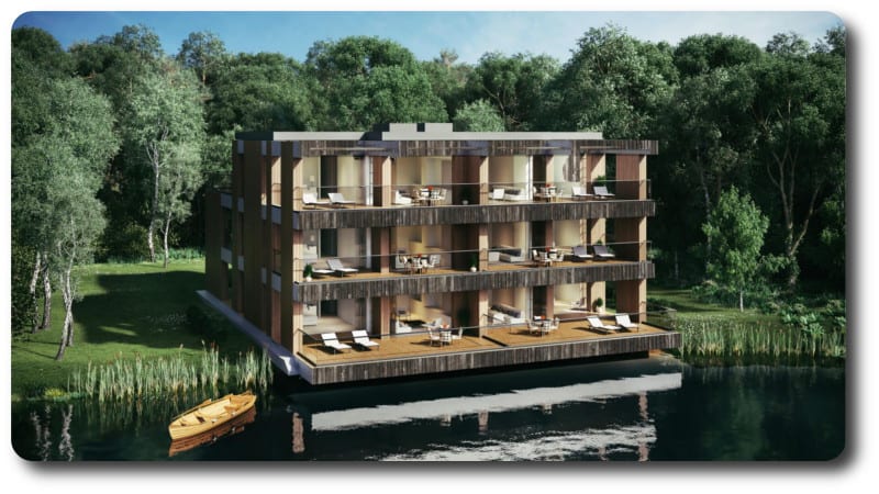 Timber Frame Apartments in the Lakes by Yoo Cotswolds Development