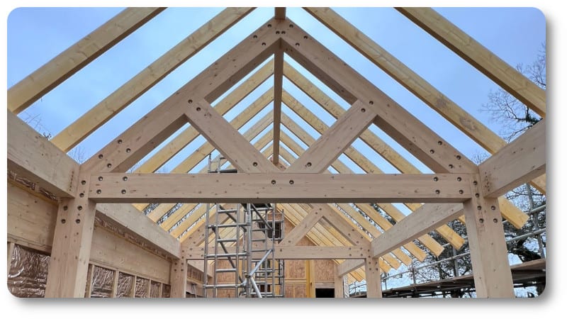 New Build Prefabricated Timber Frame in Rural East Sussex