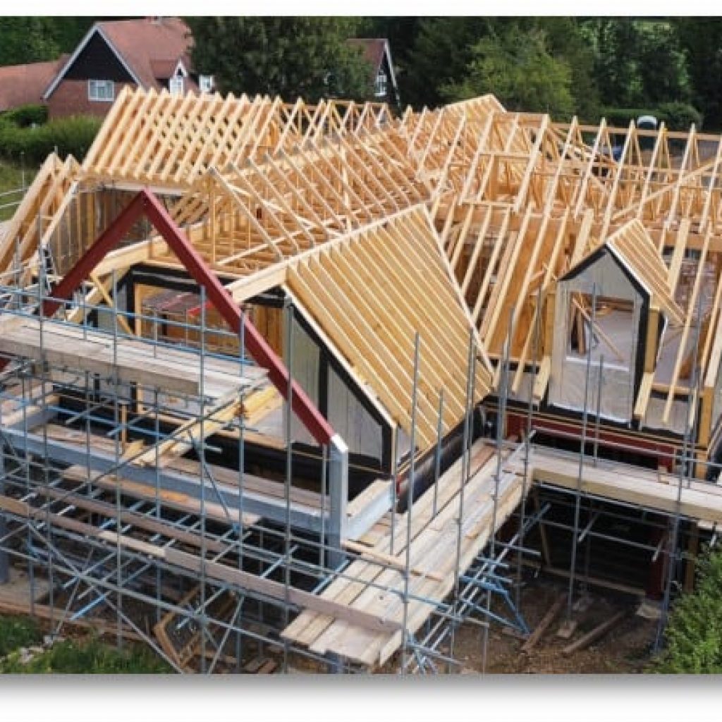 Closed panel timber frames by Vision Development